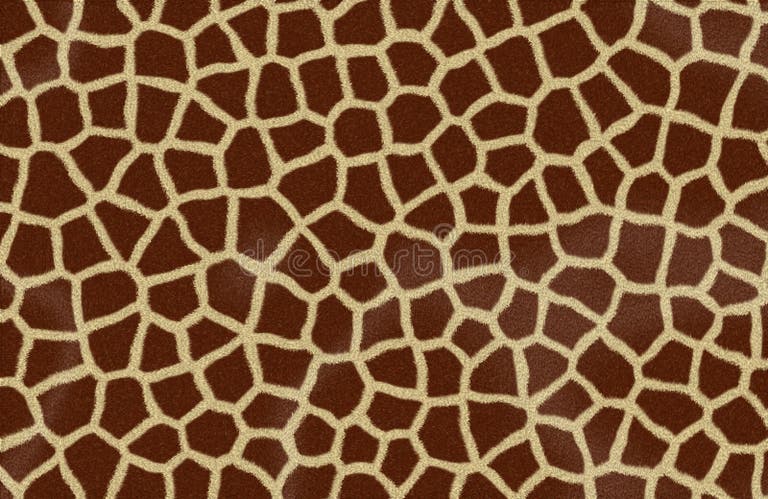 Giraffe Fur Pattern stock illustration. Illustration of buff - 5197199