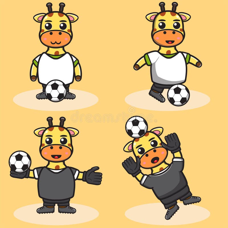 Giraffe Soccer Ball Stock Illustrations – 62 Giraffe Soccer Ball Stock ...
