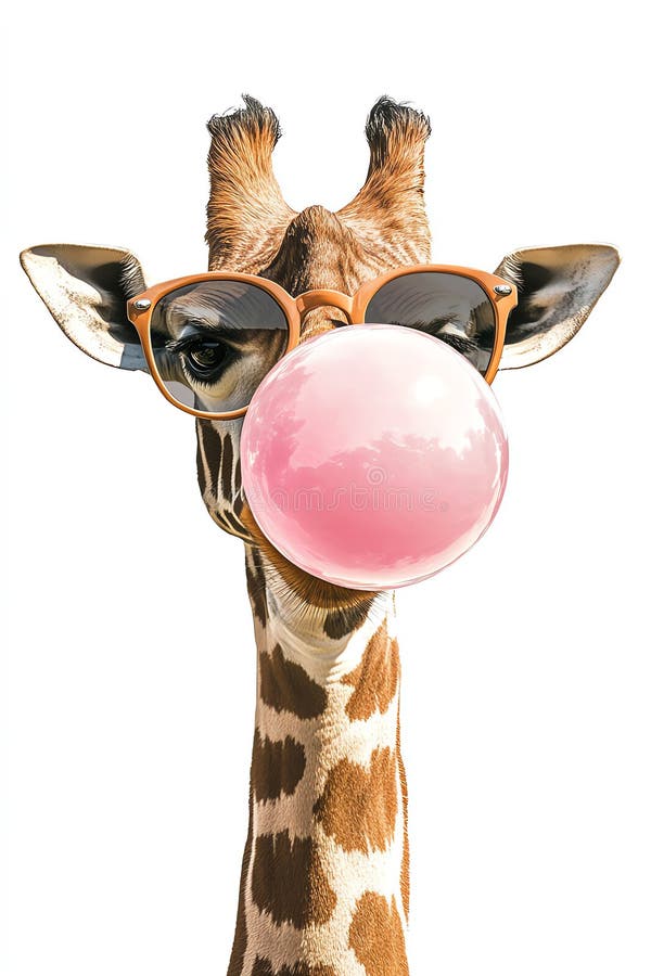 Giraffe Bubble, AI Generated Stock Illustration - Illustration of ...