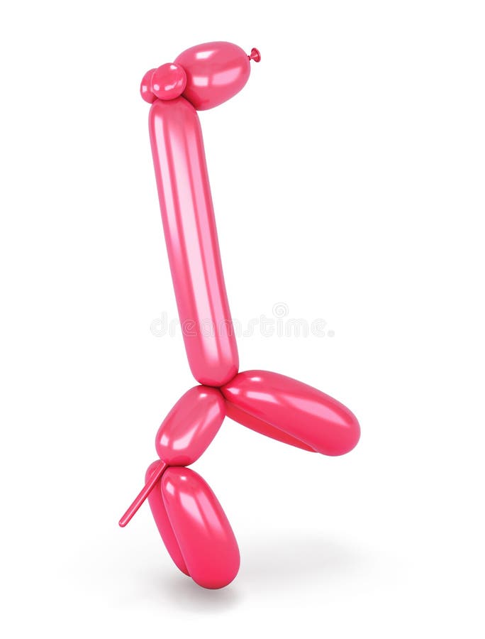 Red Balloon Animal Giraffe White Stock Illustrations – 31 Red Balloon ...