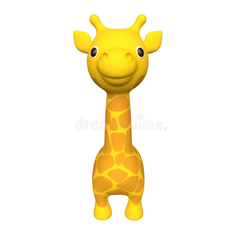 Cartoon Giraffe Front Stock Illustrations – 238 Cartoon Giraffe Front ...