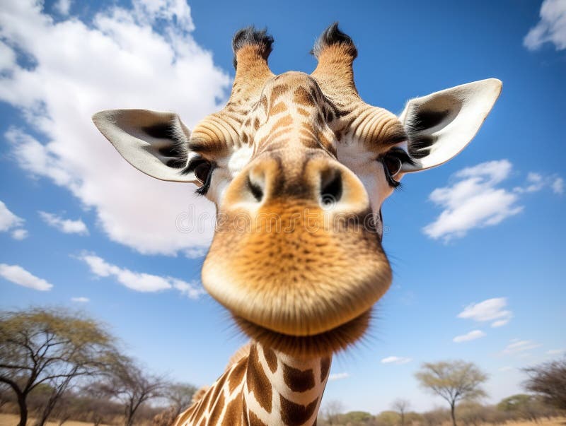 Giraffe stock illustration. Illustration of generative - 293696658