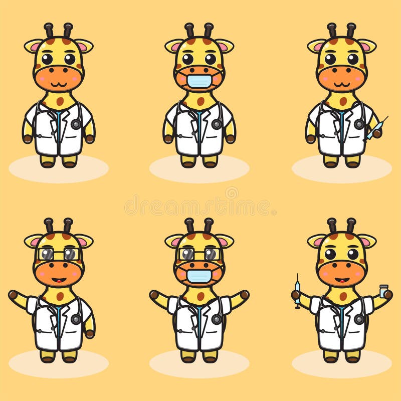 Giraffe Doctor Stock Illustrations – 222 Giraffe Doctor Stock ...