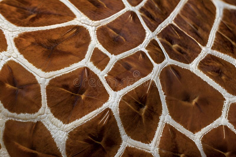 Giraffe Leather Texture, Showcasing Unique Patterns and Skin Details ...