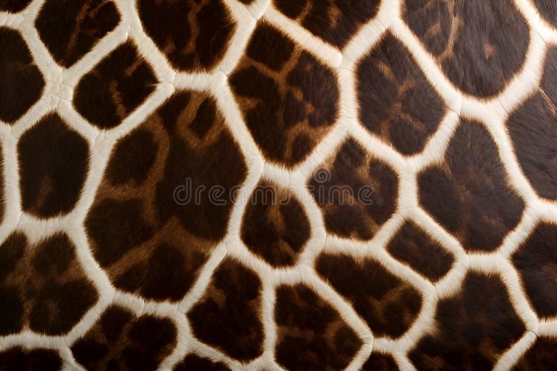 Giraffe Leather Texture, Showcasing Unique Patterns and Skin Details ...