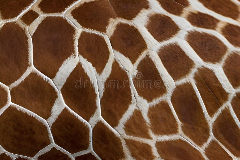 Giraffe Leather Texture, Showcasing Unique Patterns and Skin Details ...