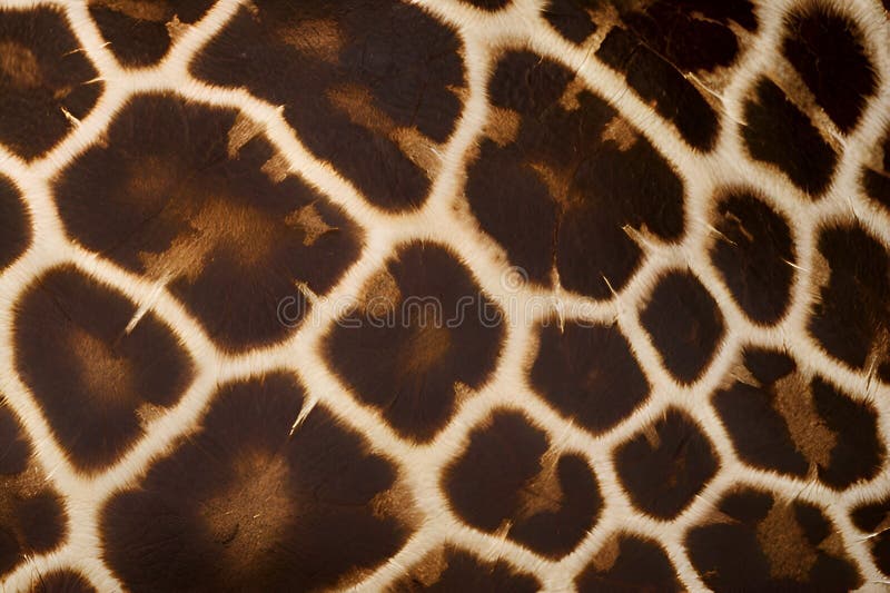 Giraffe Leather Texture, Showcasing Unique Patterns and Skin Details ...