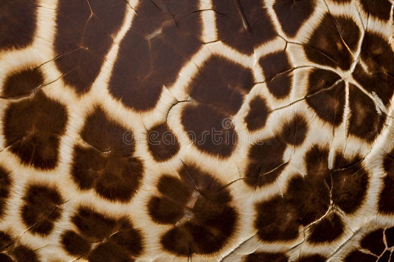 Giraffe Leather Texture, Showcasing Unique Patterns and Skin Details ...