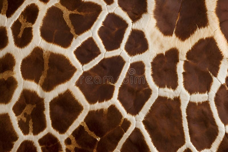 Giraffe Leather Texture, Showcasing Unique Patterns and Skin Details ...