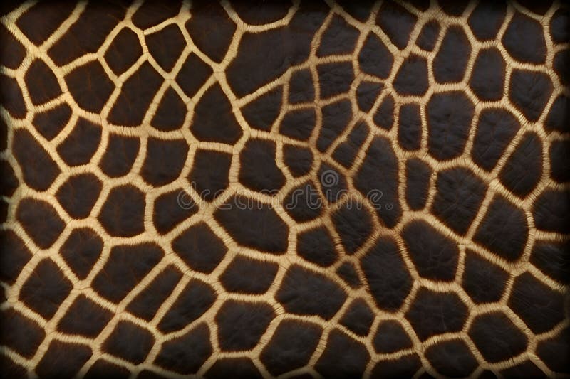 Giraffe Leather Texture, Showcasing Unique Patterns and Skin Details ...