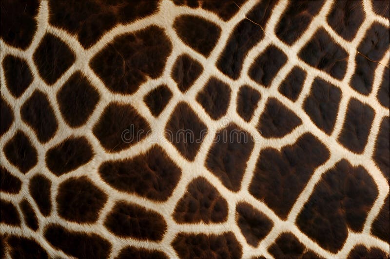 Giraffe Leather Texture, Showcasing Unique Patterns and Skin Details ...