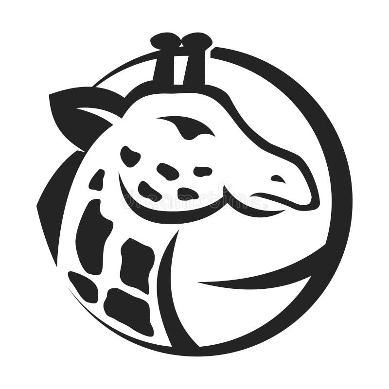 Giraffe Logo Template Isolated. Brand Identity. Abstract Vector Graphic ...