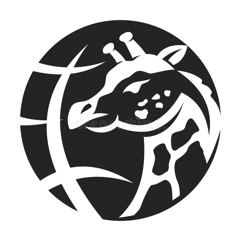 Giraffe Logo Template Isolated. Brand Identity. Abstract Vector Graphic ...