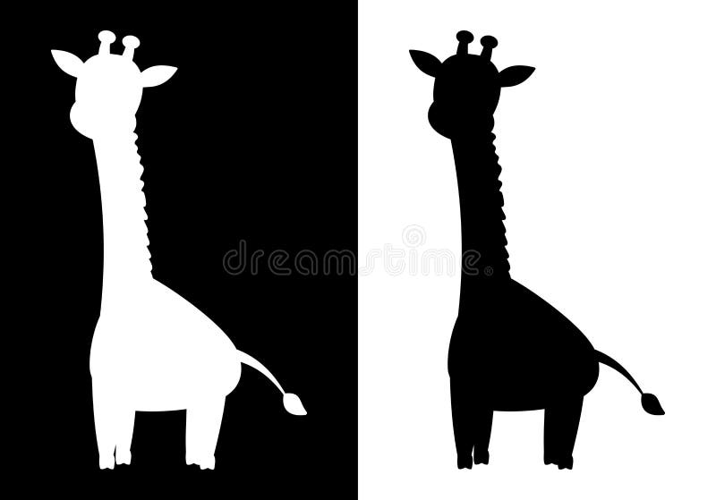 Giraffe Shadow Stock Illustrations – 756 Giraffe Shadow Stock ...