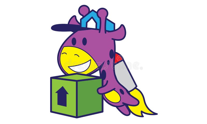 Giraffe Rocket Stock Illustrations – 398 Giraffe Rocket Stock ...