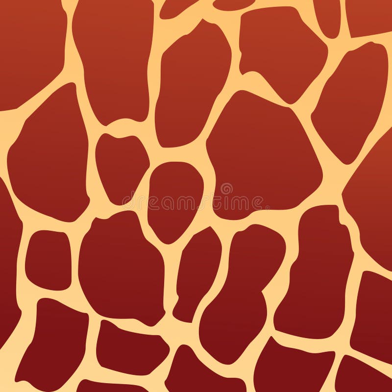 Giraffe Texture Seamless Background Stock Vector - Illustration of ...