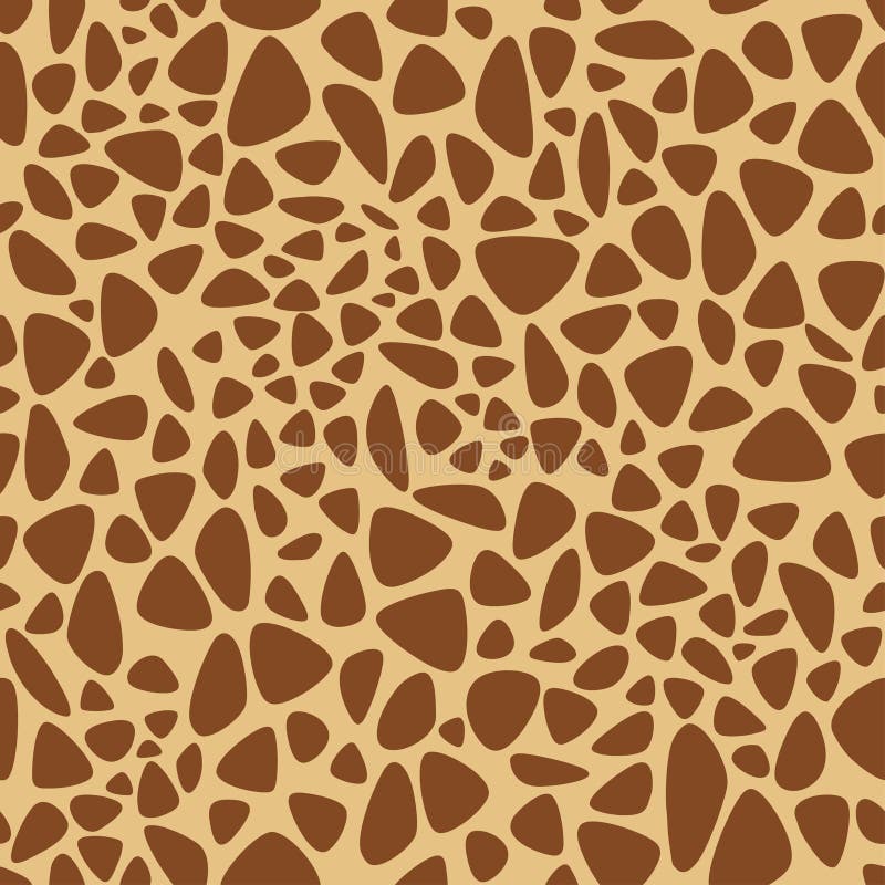 Giraffe Skin Texture, Seamless Pattern, Repeating the Orange and Yellow ...