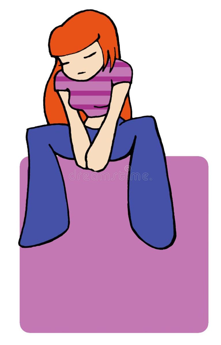 Teenage Girl Line Drawing Stock Illustrations – 1,145 Teenage Girl Line ...