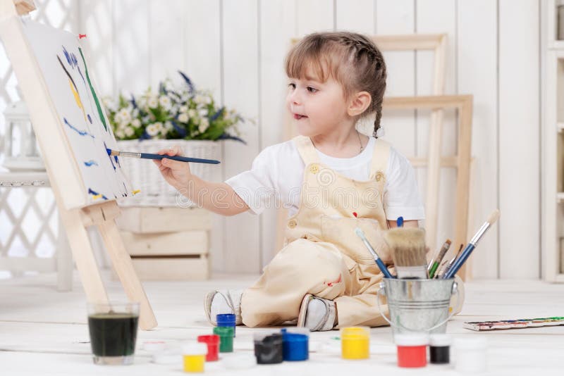 Female artist stock photo. Image of bold, streak, color - 2903534