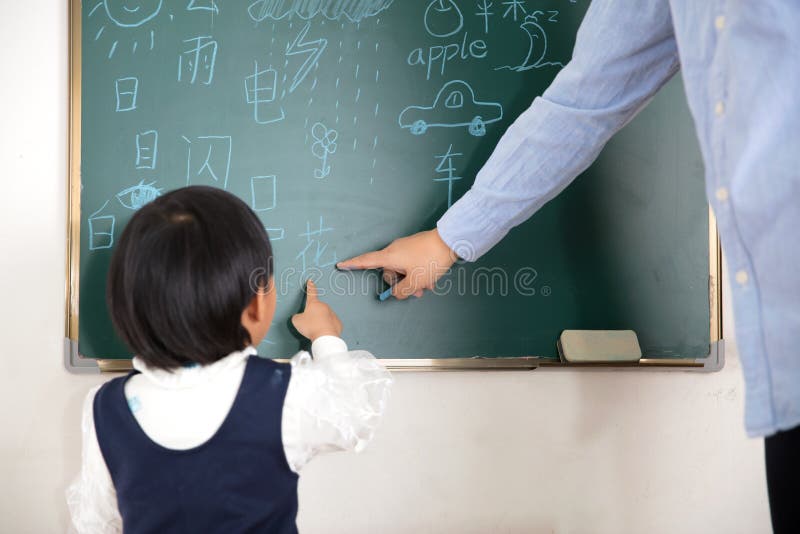 Girl Asking Questions in Class Stock Image - Image of training, little ...