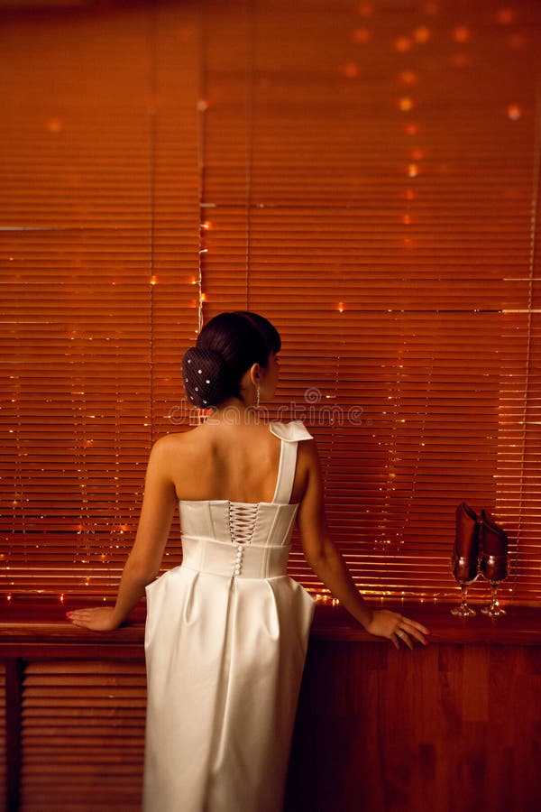 Girl by the backside stock photo. Image of dark, beautiful - 17407564