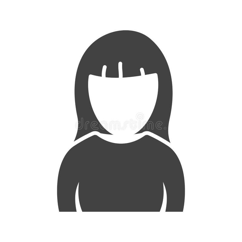 Girl With Bangs Stock Vector Illustration Of Elegant 99421794