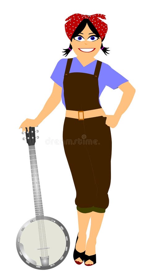 Holding Banjo Stock Illustrations – 34 Holding Banjo Stock ...