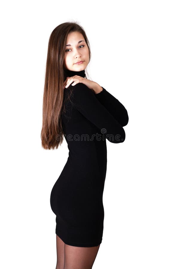 Girl with beautiful figure stock image. Image of white - 18204503