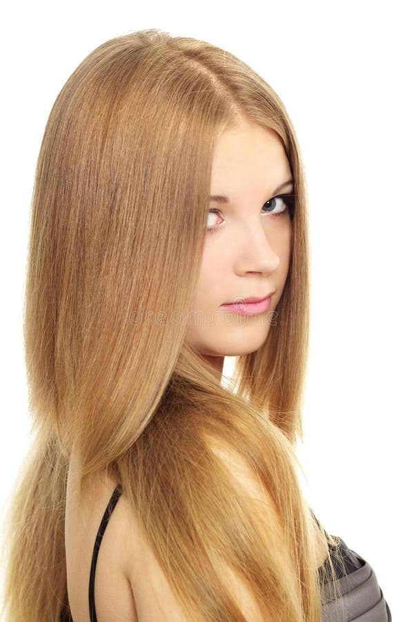 Girl with beauty long hair stock image. Image of elegance - 19986213