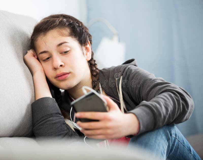 Girl being sad stock photo. Image of female, hopeless - 194476792