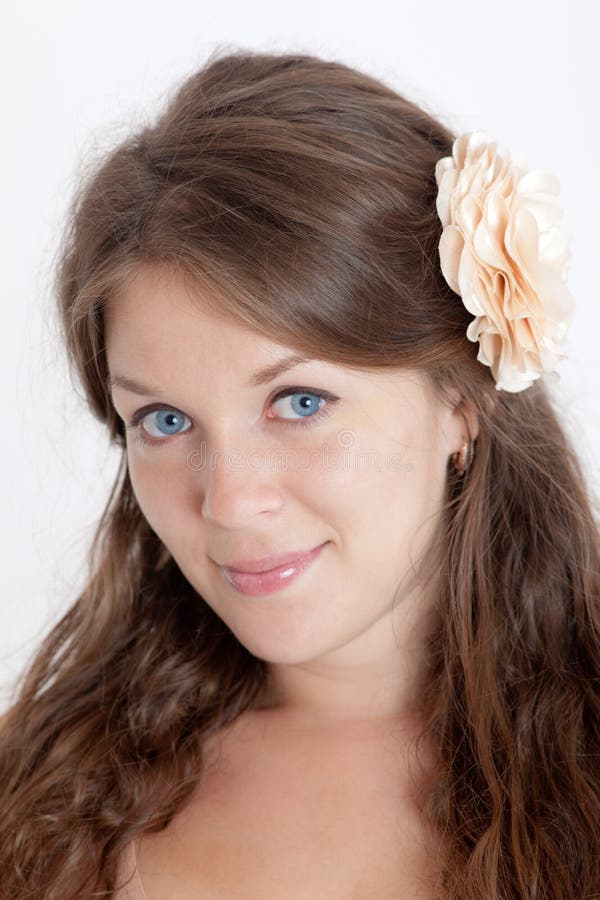 Girl with blue eyes stock image. Image of females, eyes - 19958121