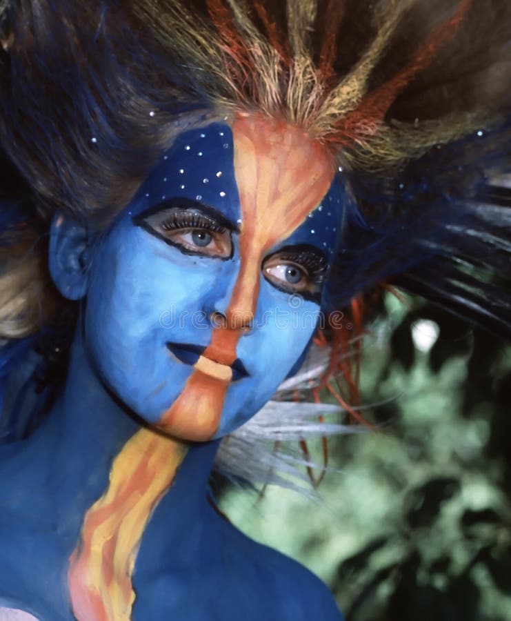 Face Painting paints stock photo. Image of makeup, artist - 25624448