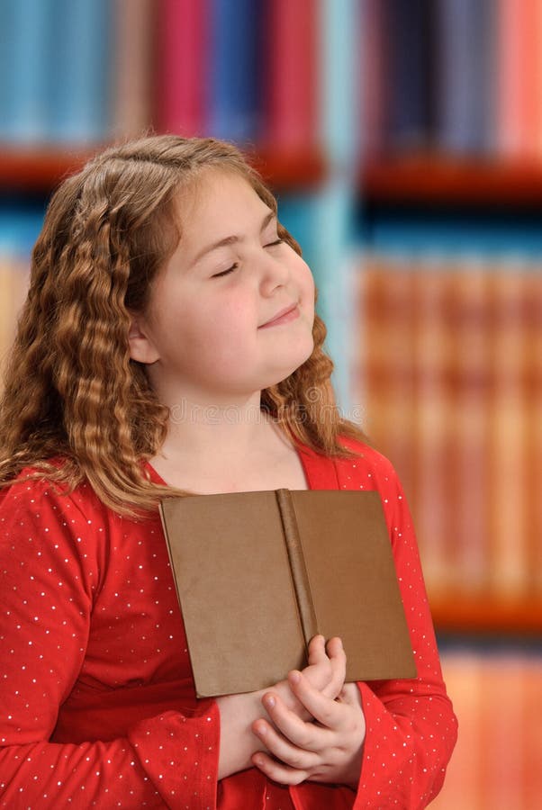 Girl with Book stock image. Image of student, elementary - 11043301