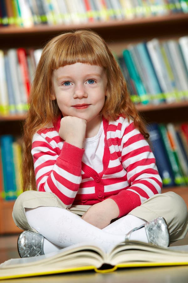 Girl with book stock photo. Image of learn, book, people - 19697694