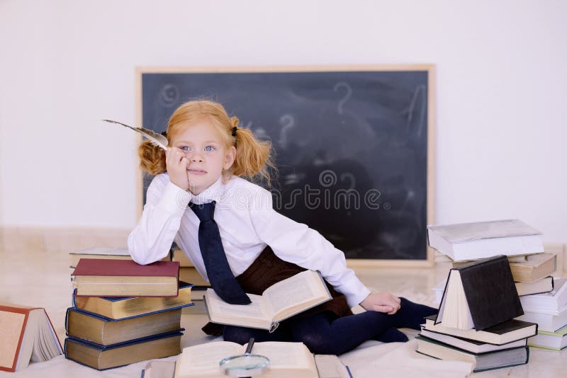Girl with book stock photo. Image of class, reading, education - 29396782