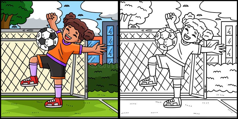 Girl Bouncing Soccer Ball Off Chest Illustration Stock Vector ... Girl Bouncing Soccer Ball Off Chest Illustration Stock Vector ...