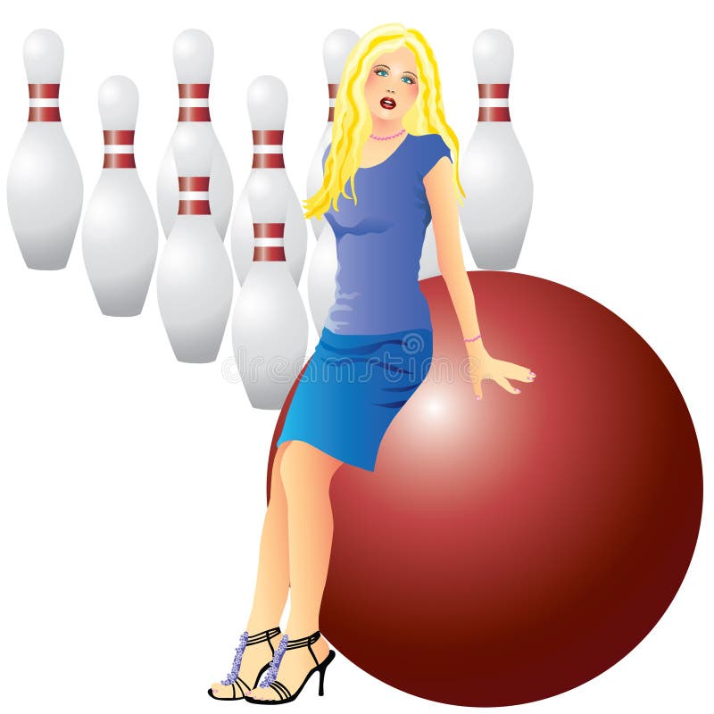 Girl Bowling Stock Illustrations – 386 Girl Bowling Stock Illustrations ...