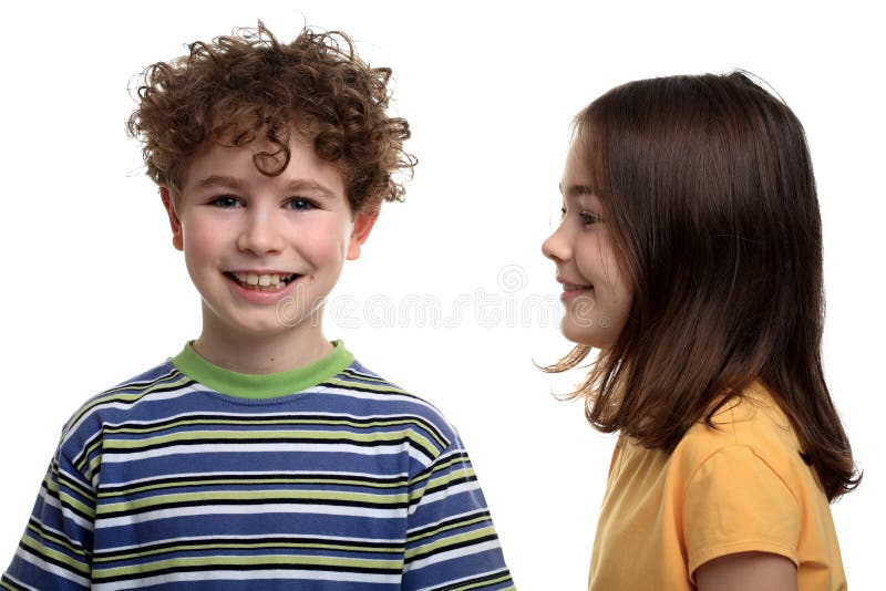 Girl and boy stock photo. Image of offspring, beautiful - 4131778