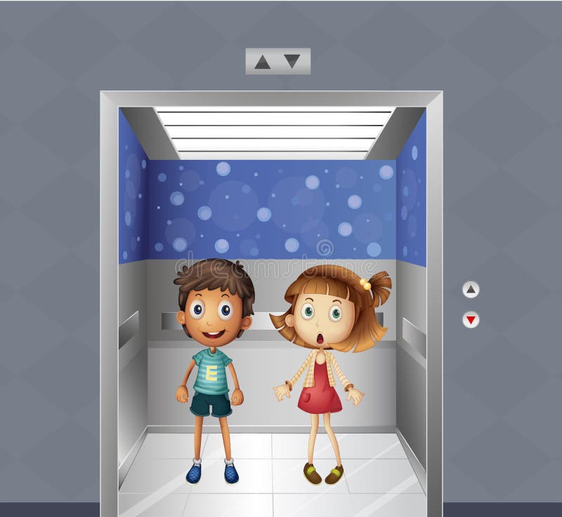 Elevator Clip Art stock illustration. Illustration of buttons - 332457