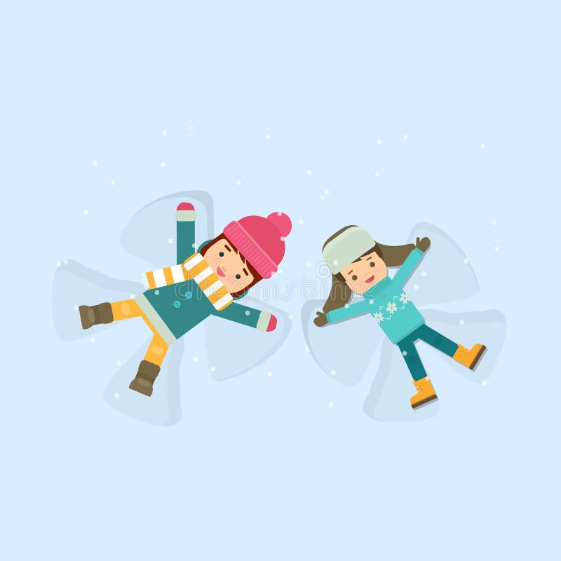 Snow Angel Stock Illustrations – 10,158 Snow Angel Stock Illustrations ...