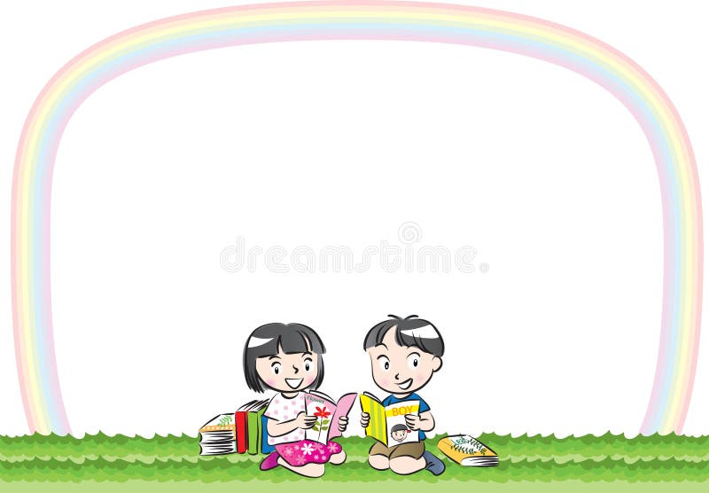 Reading Border Clip Art