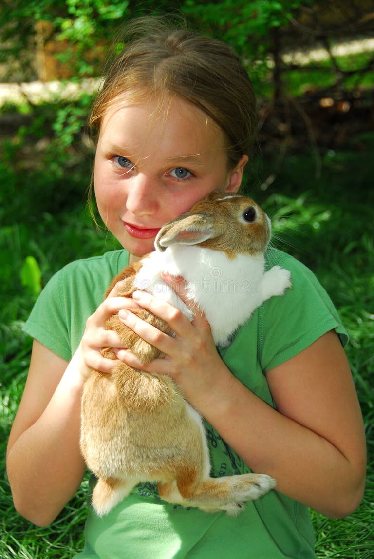 179 Teenager Girl Bunny Nature Stock Photos - Free & Royalty-Free Stock ...