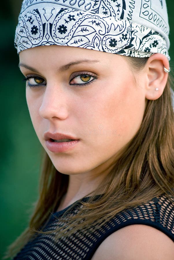 Girl with cap stock image. Image of gaze, nice, expression - 11051863