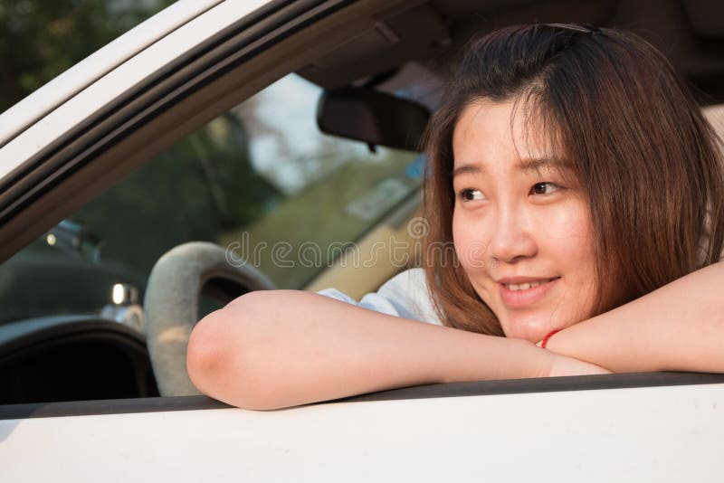 Girl In The Car Stock Image Image Of Person Inside 74790439 5424