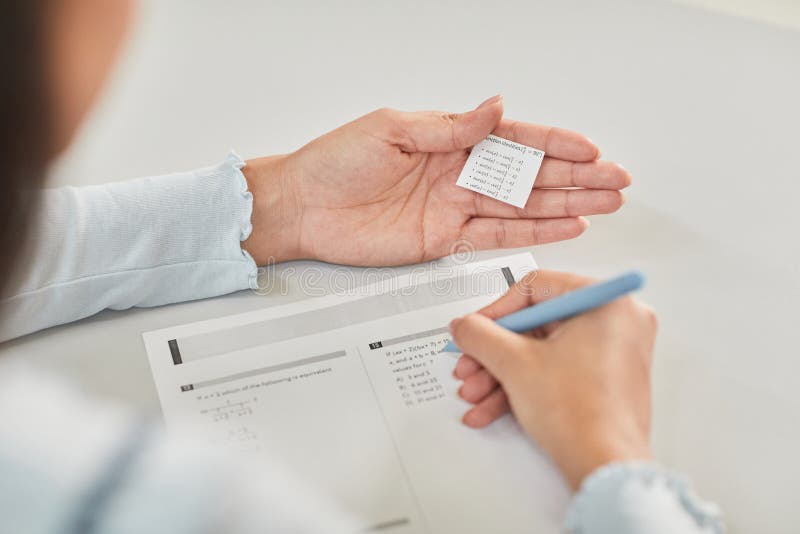 Cheating on a test stock image. Image of school, questions - 14088935