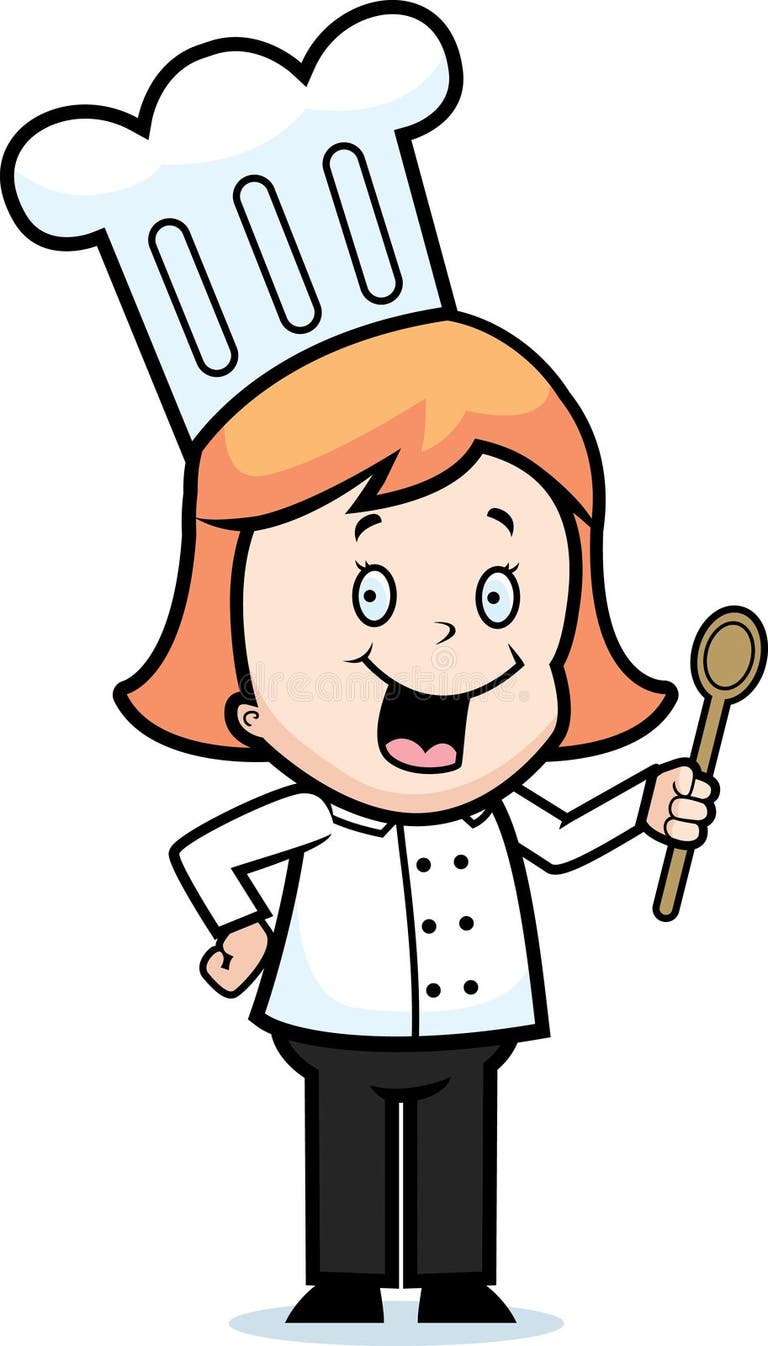 Smiling Chef Girl Stock Illustrations – 2,751 Smiling Chef Girl Stock ...
