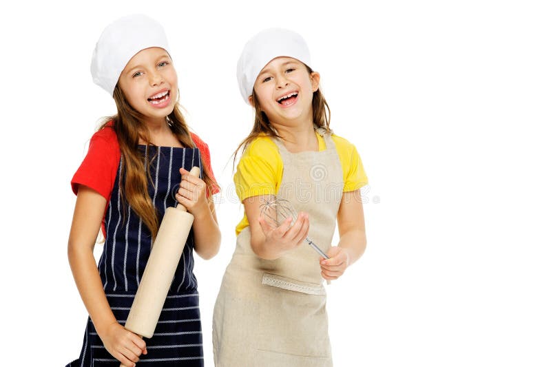 Girl chef cook stock photo. Image of adorable, joyful - 27945114