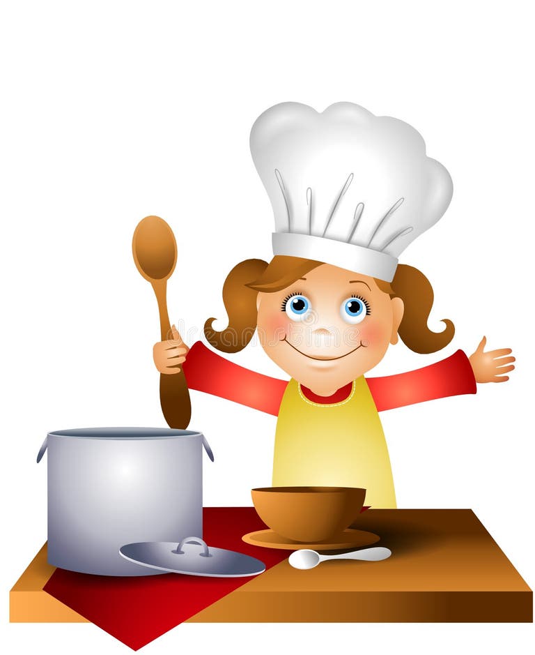 Happy Girl Chef Stock Illustrations – 7,402 Happy Girl Chef Stock ...