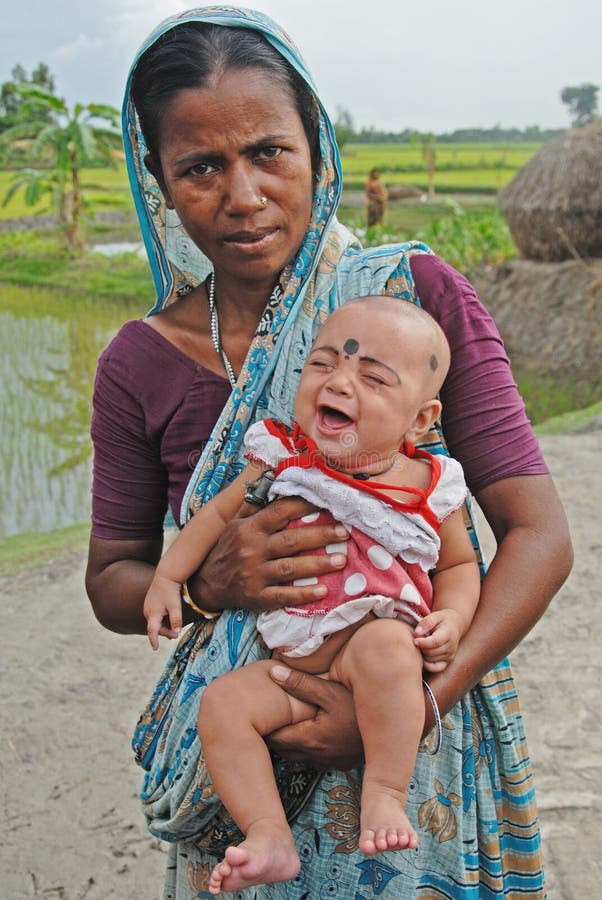 Girl Child in India editorial stock image. Image of bengal - 20897104