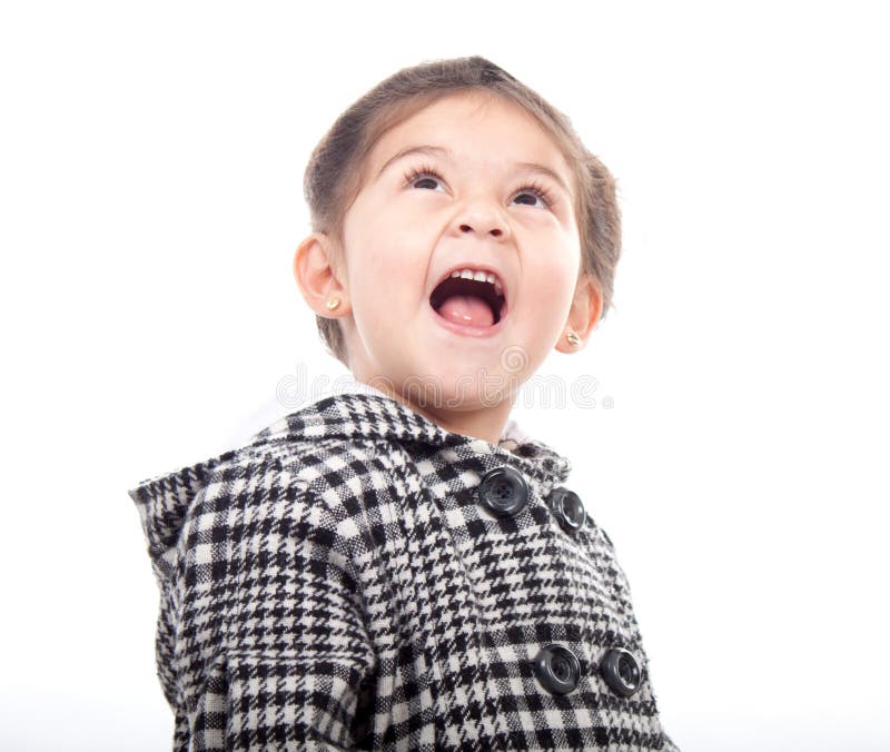 Girl child surprised stock photo. Image of surprise, childhood - 26146162